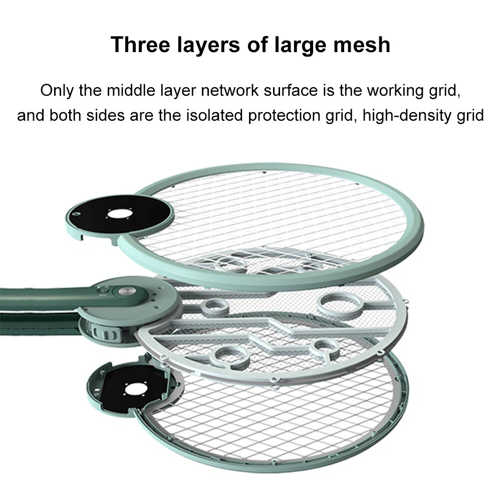 Plici electric de tantari/muste, 1000 mAh, Bej - eMAG.ro