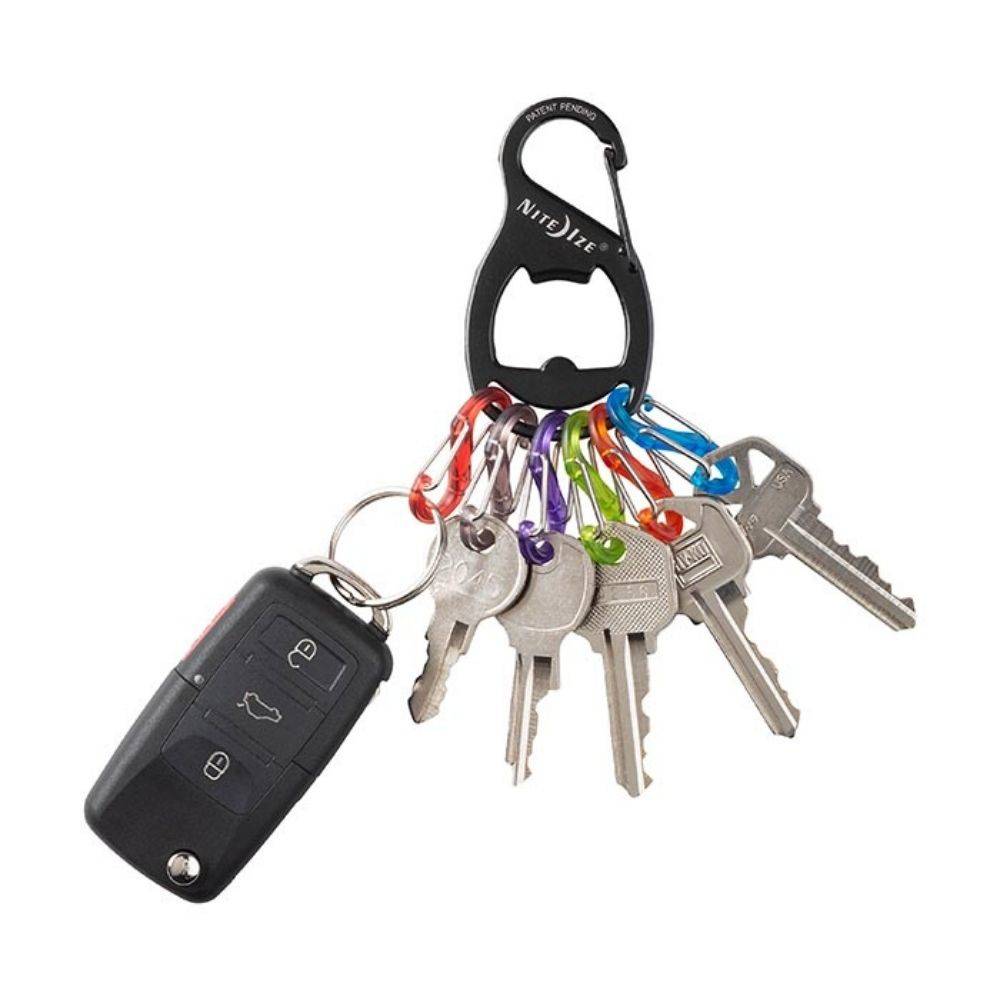 Carabiniera cu 6 chei, Nite Ize, Inox/Plastic, Multicolor - eMAG.ro