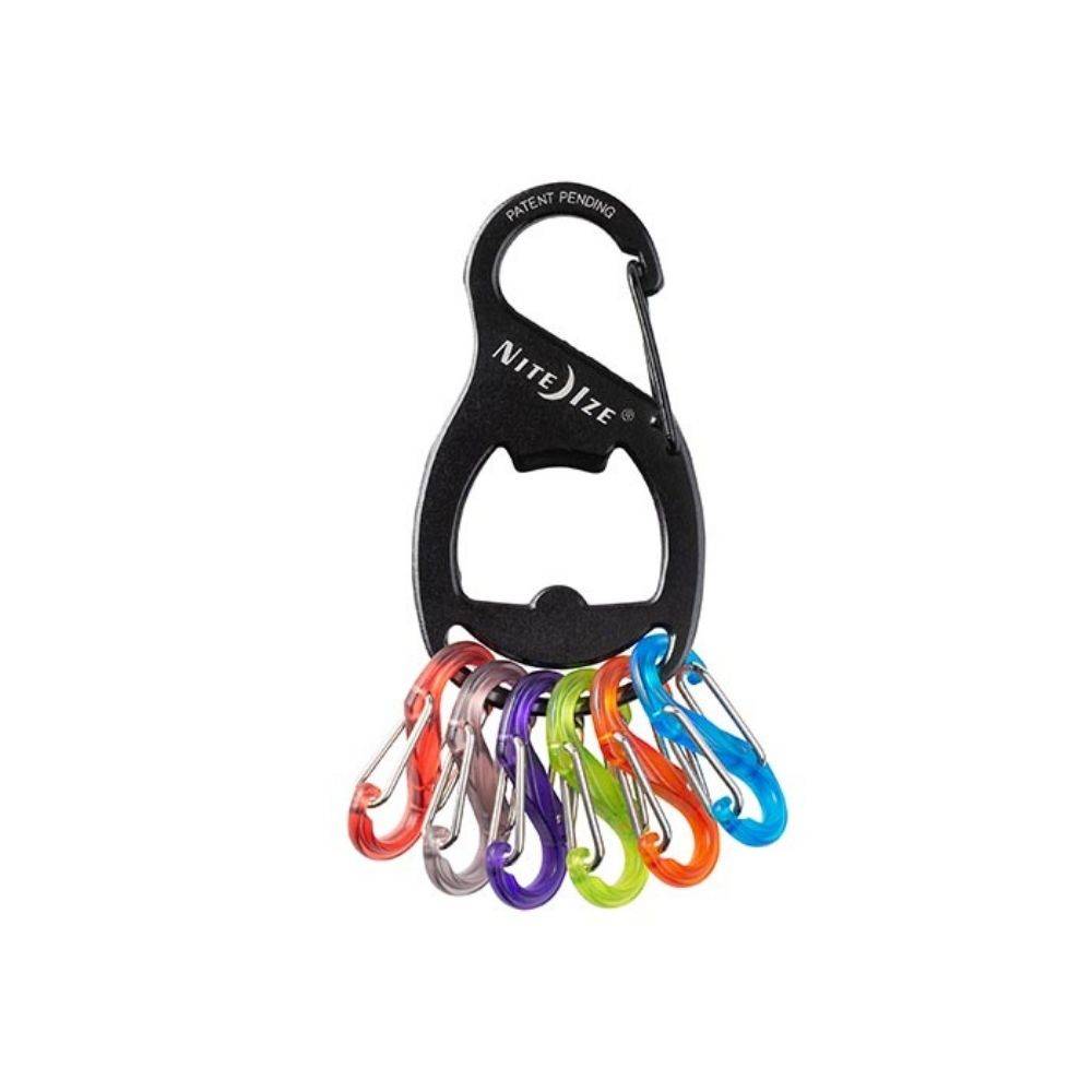Carabiniera cu 6 chei, Nite Ize, Inox/Plastic, Multicolor - eMAG.ro