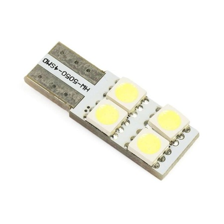 Bec auto, Interlook, LED, Alb/Argintiu - eMAG.ro