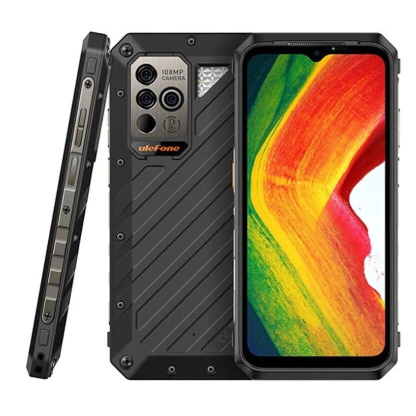 Telefon mobil Ulefone Armor 18 5G Negru, 6.58" IPS FHD+, 12GB + 5GB RAM ...