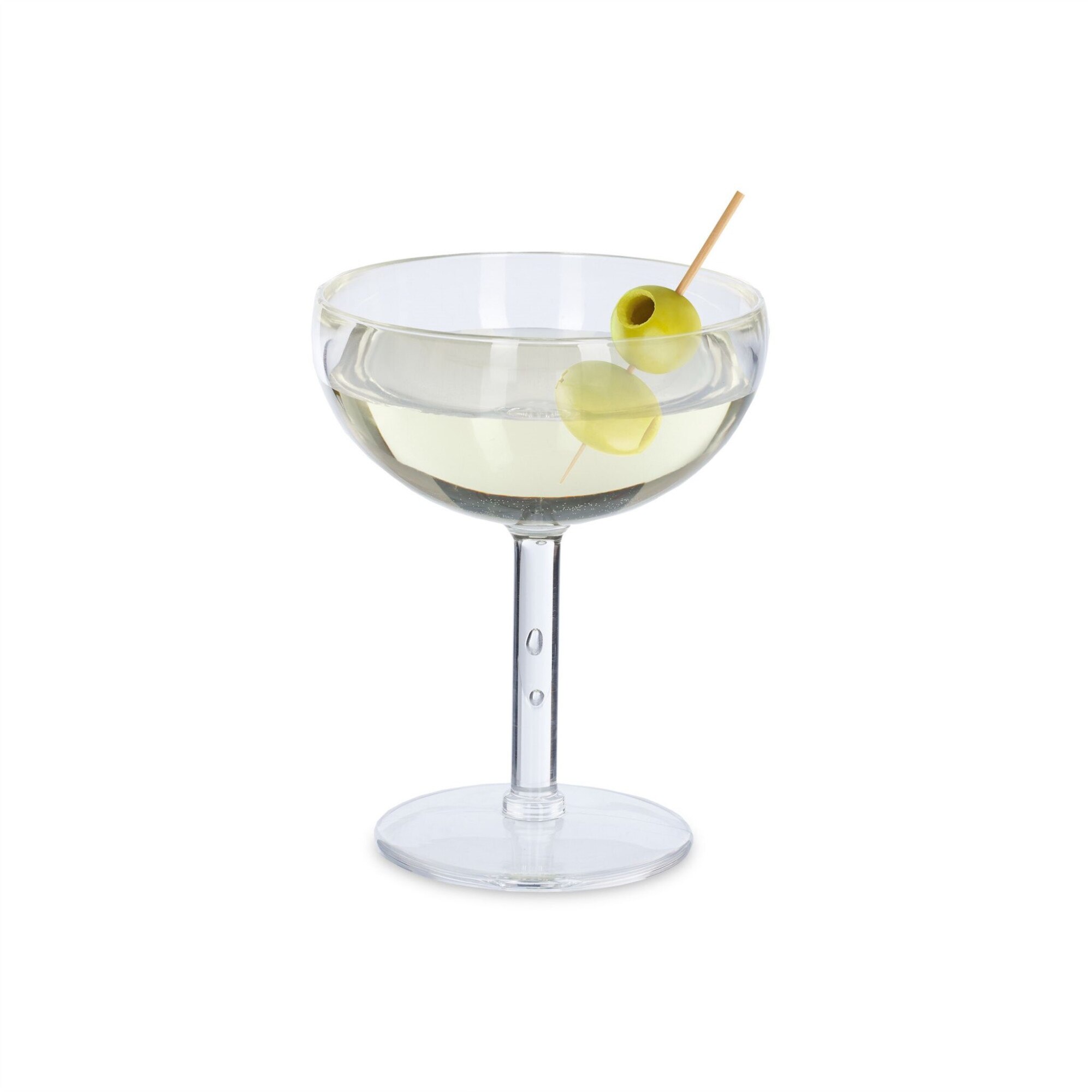 Set 6 pahare din plastic pentru cocktail, reutilizabile, 400 ml, 15,5 x ...