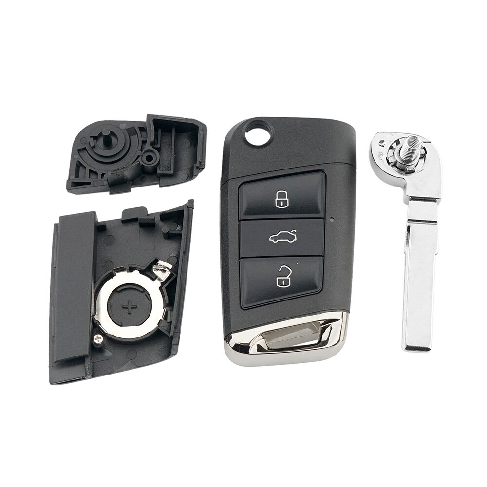 Carcasa Cheie Volkswagen Golf, Jetta, Seat Tip Briceag 3 Butoane ...