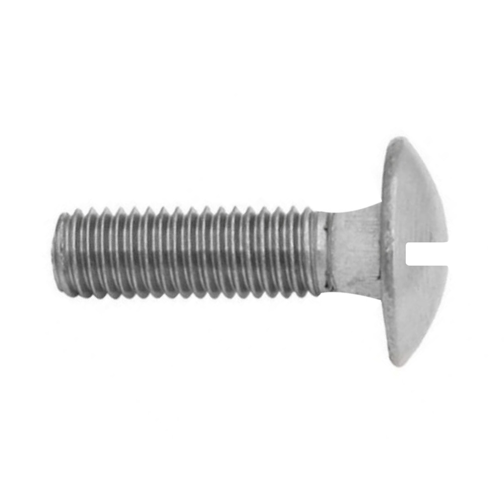 Set 100 x Bolt Filetat M6 Cap Slot Semirotund Fara Saibe Piulite Otel ...