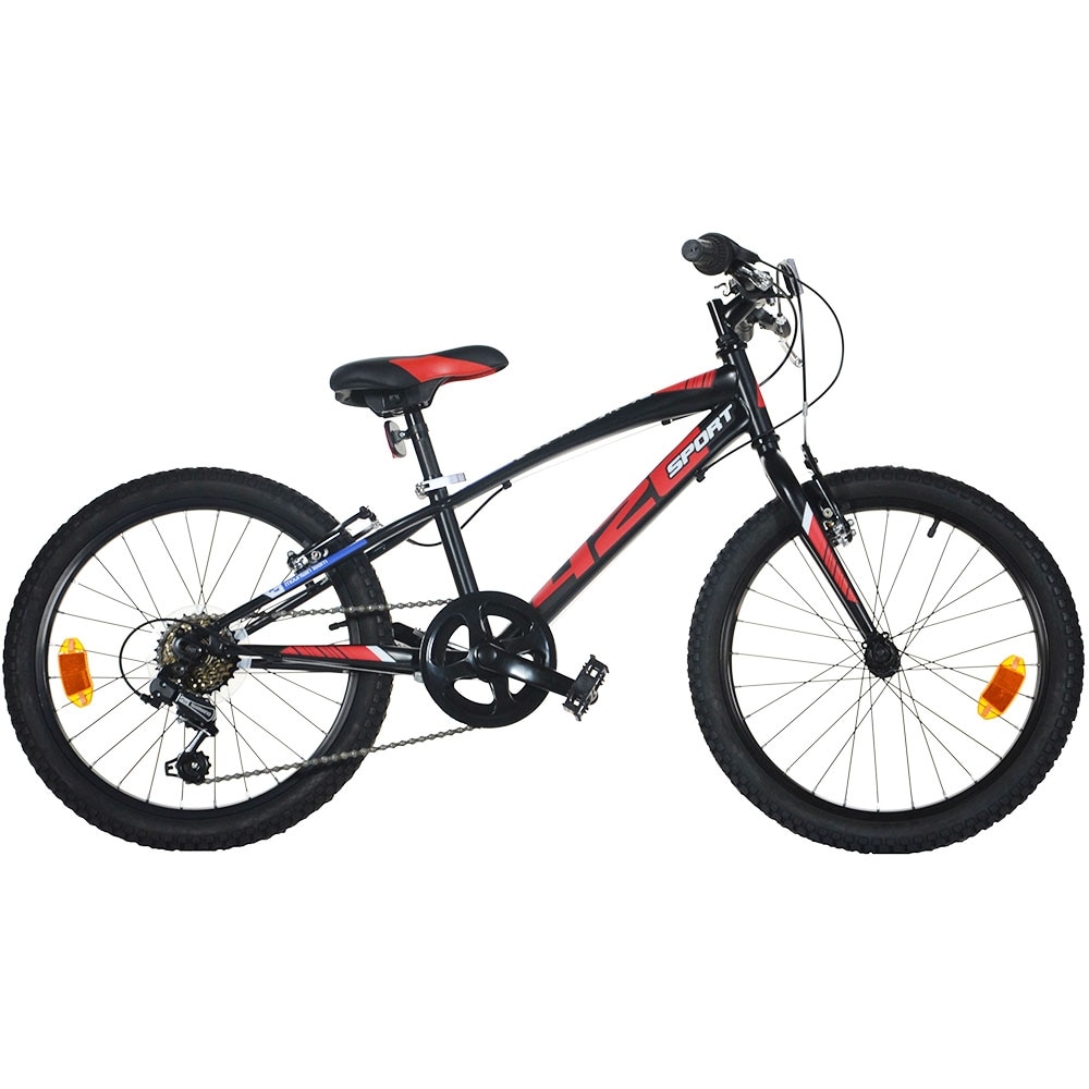 Bicicleta copii Dino Bikes 20" MTB baieti Sport negru cu 6 viteze - eMAG.ro