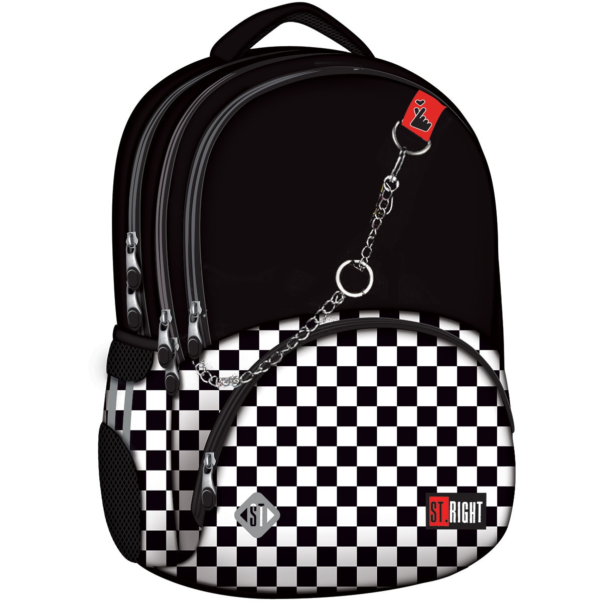 Ghiozdan Scolar 4 Compartimente, Maner si Spate Ergonomic, Impermeabil ...