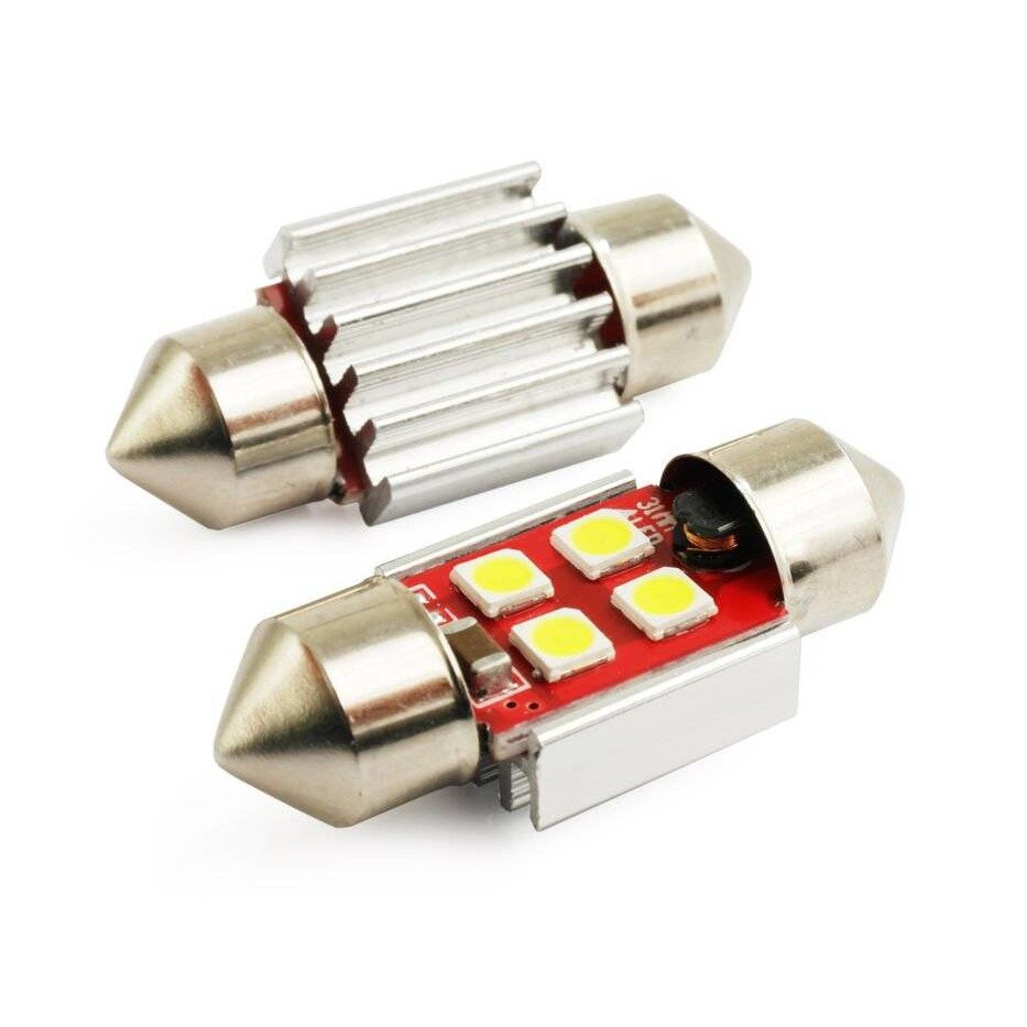 Set becuri auto, Interlook, LED, C5W, Auriu - eMAG.ro