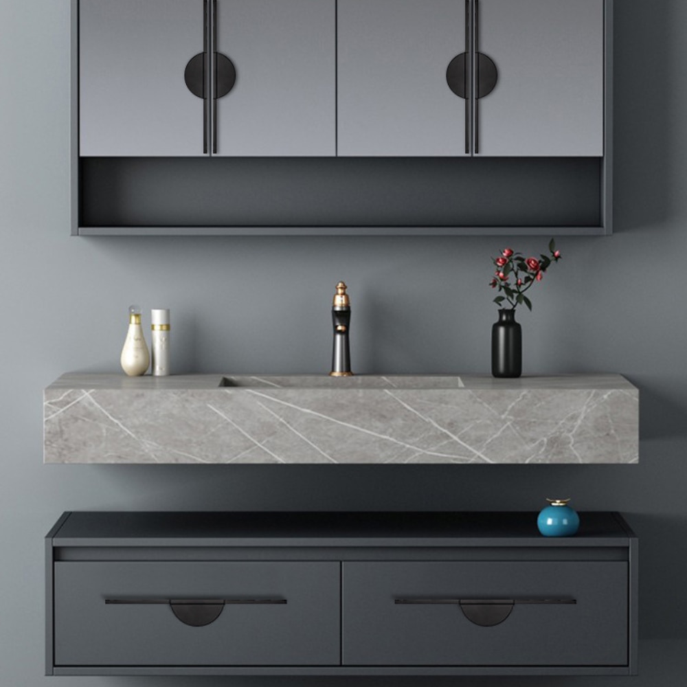 Maner Elegant Pentru Mobila, negru mat, 384 mm - eMAG.ro