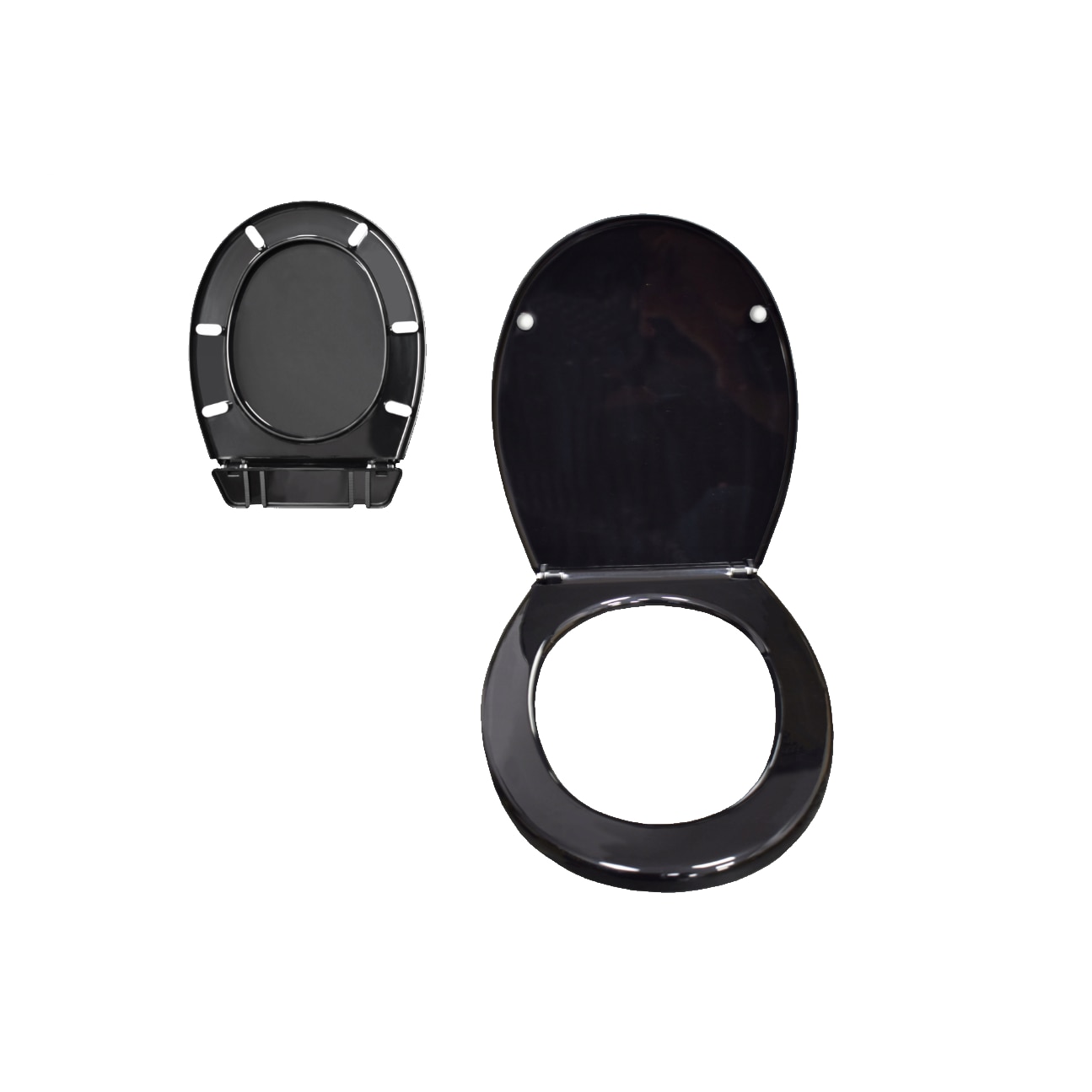 Capac wc, model standard, negru, cersanit, Sepio - eMAG.ro
