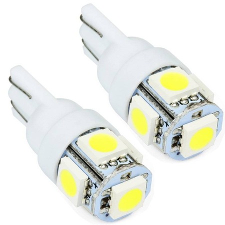 Set becuri auto, Interlook, LED, Alb - eMAG.ro
