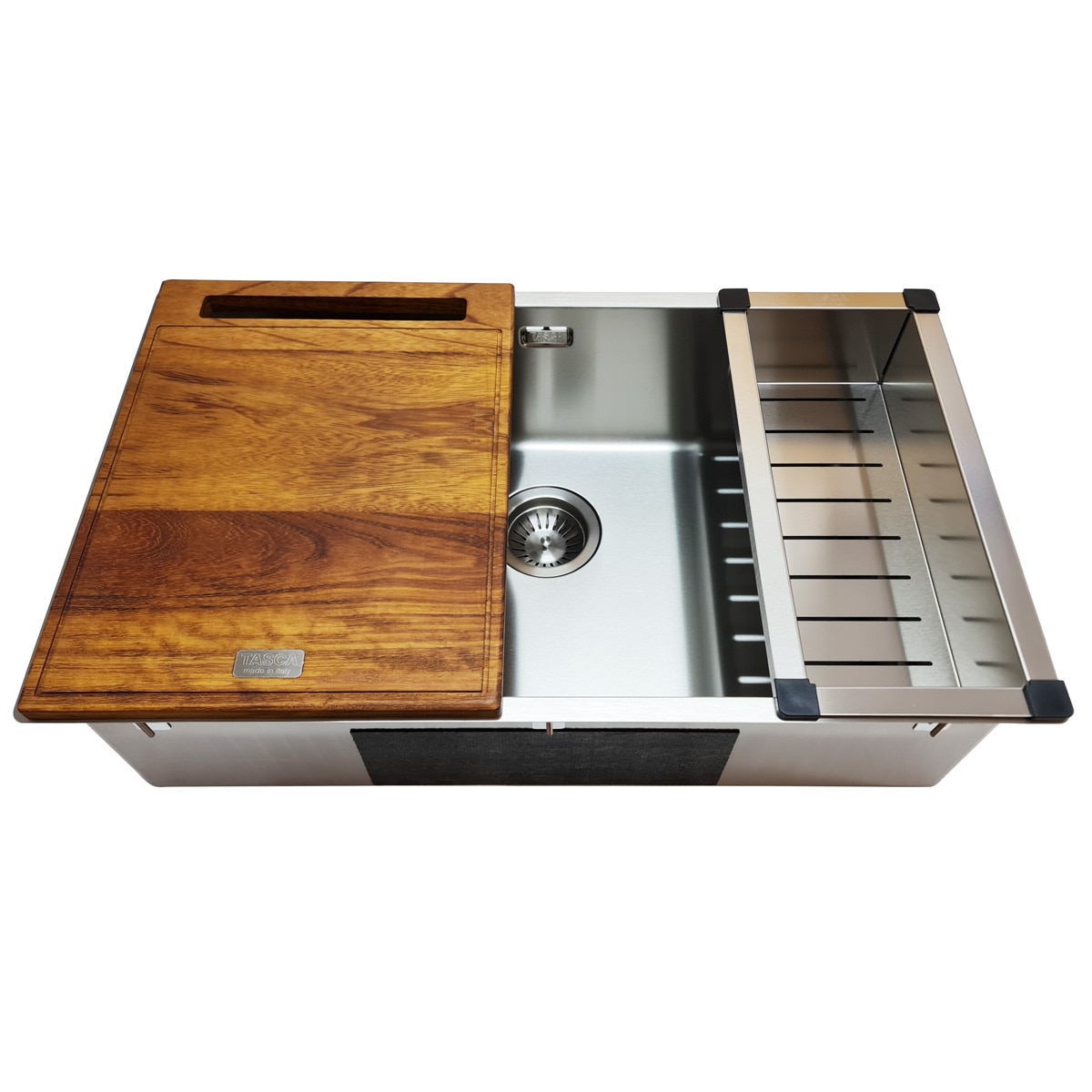 Tocator lemn CookingAid Tasca Premium, lemn esenta tare Iroko, 436mm x ...