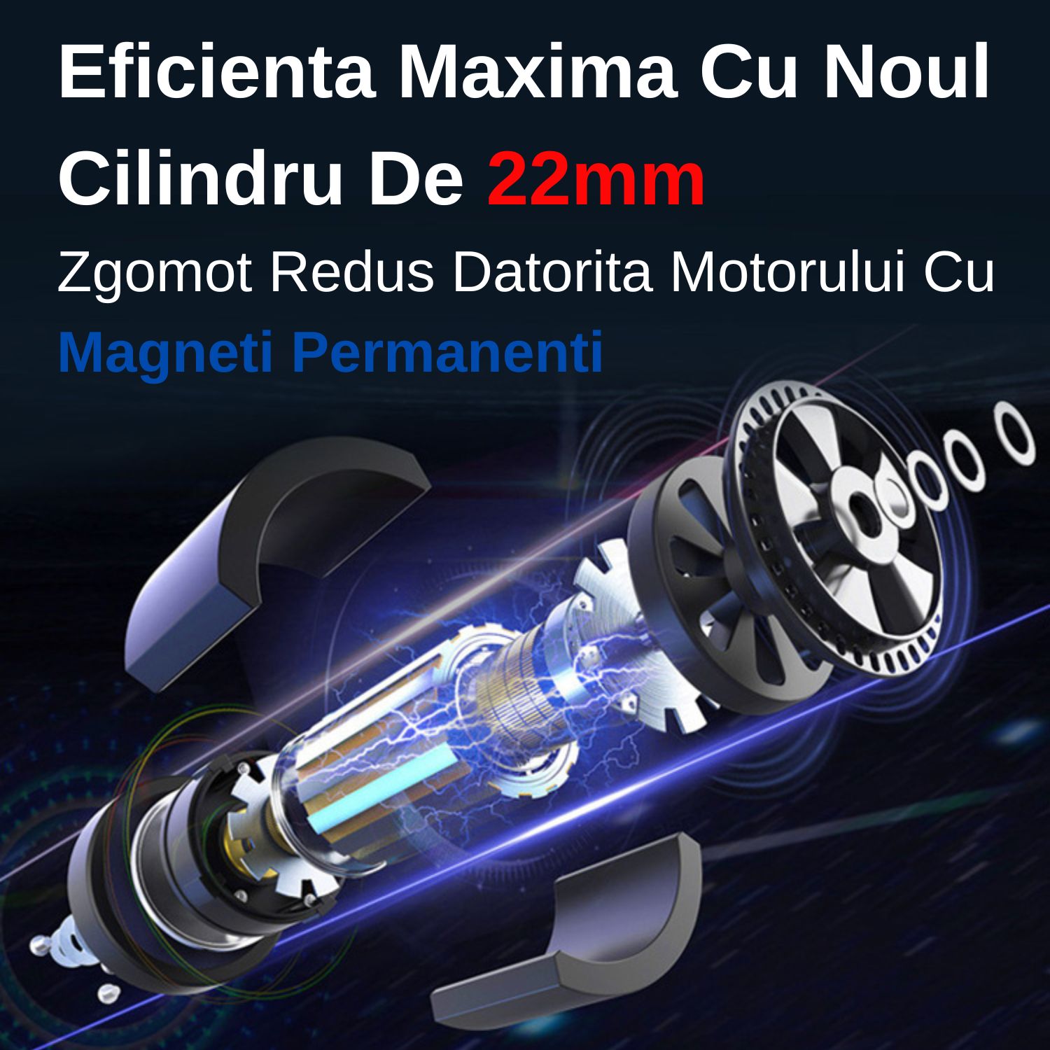 Compresor auto portabil cu acumulator 14.4v/6000mAh, Pentru umflat roti ...