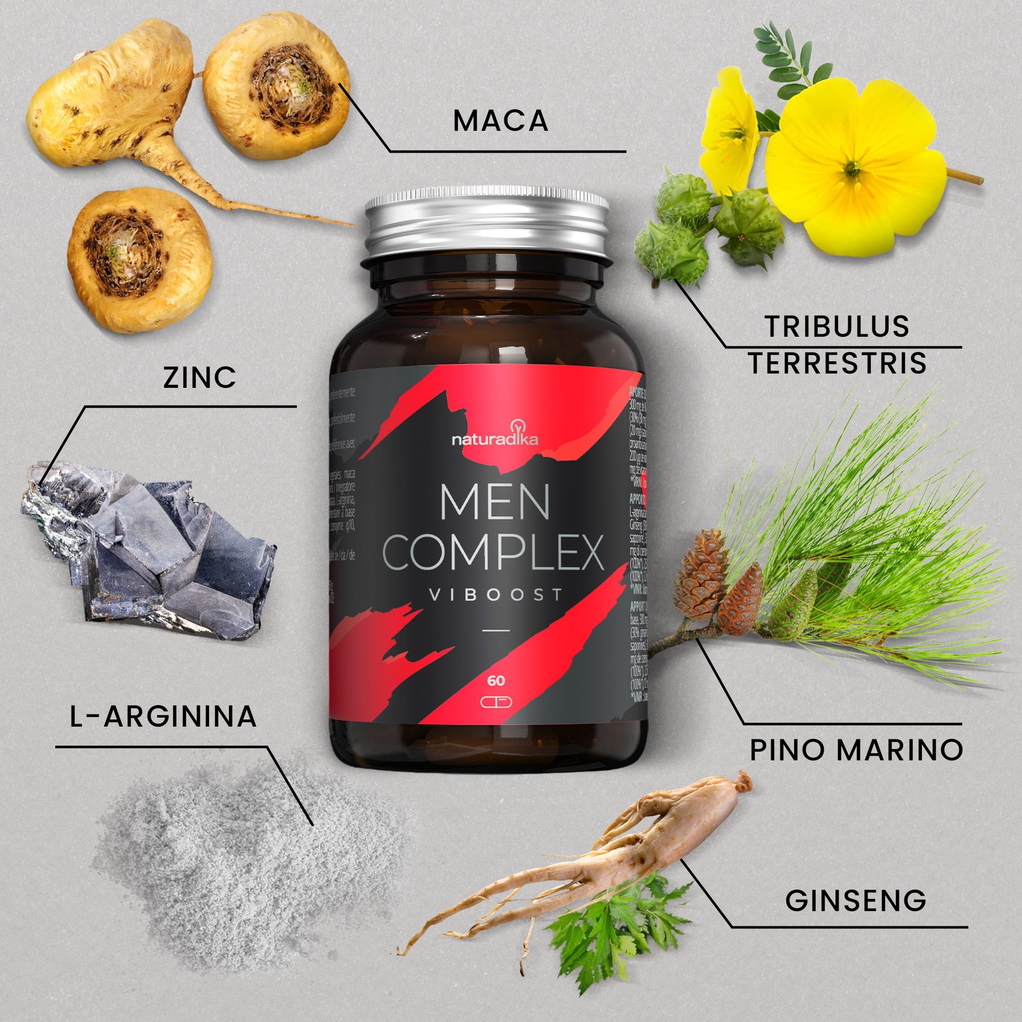 Добавка за потентност Naturadika Viboost Men Complex, За подобряване на ...