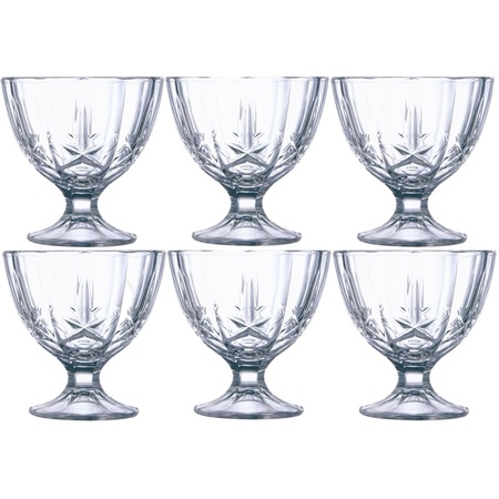 Set 6 cupe inghetata, Luminarc, Sticla, 300 ml, Transparent - eMAG.ro