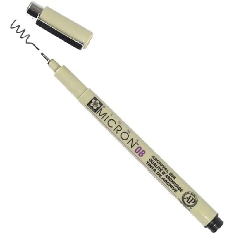 FineIiner Sakura Pigma Micron 08 Black Blister - eMAG.ro