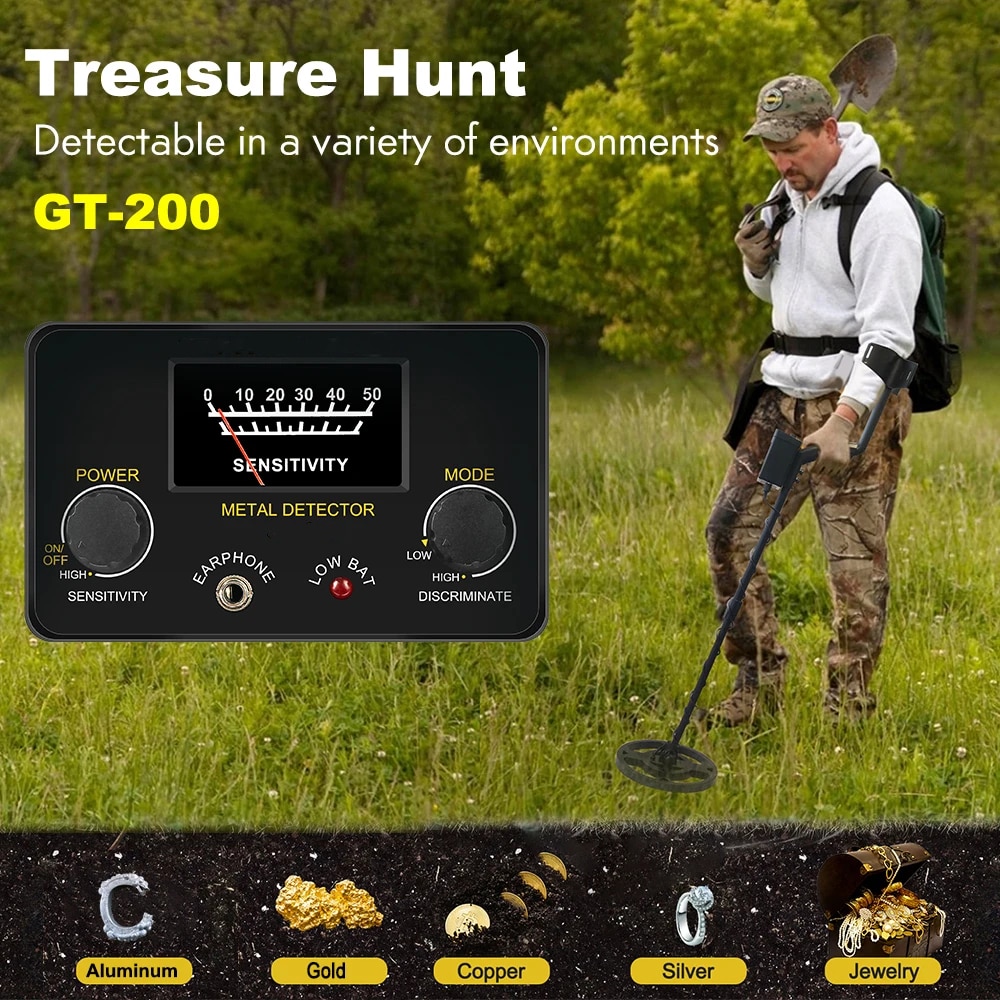 Detector de metale pretioase, MOSMAOO®, Afisaj Digital si Semnale ...