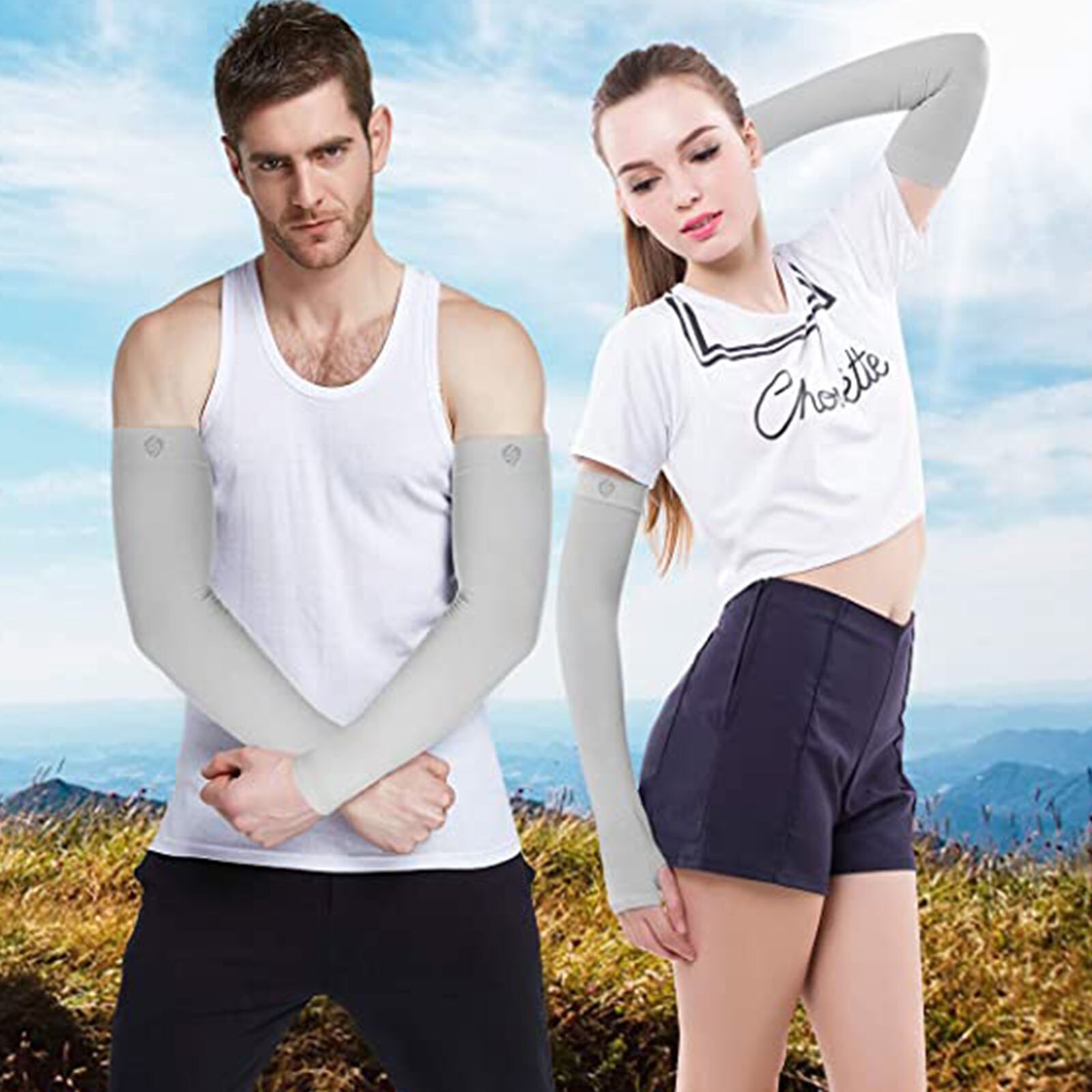 Set 6 Maneci Sport pentru Protectie Brat si Mana, Darklove, Respirabil ...