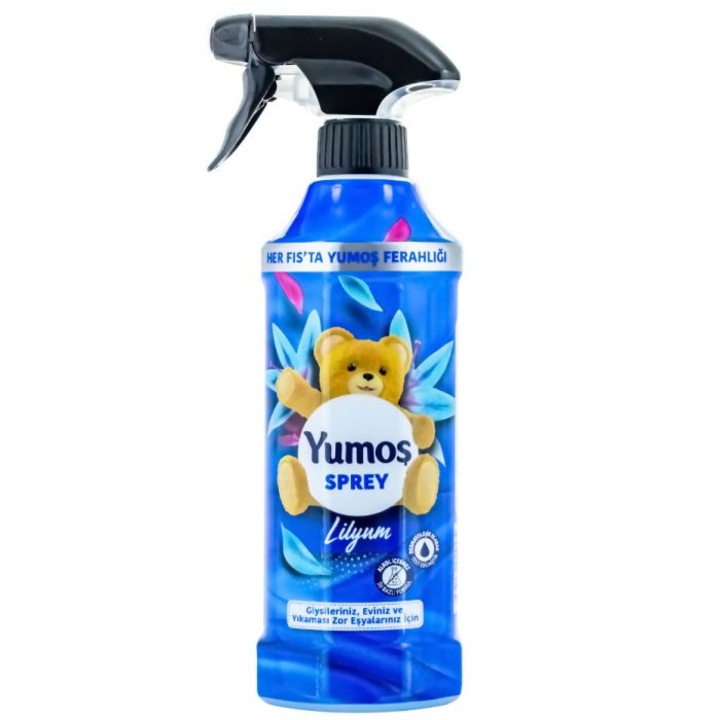 Balsam spray pentru textile, Yumos, Parfum Floral de Lilyum, Crin, cu ...
