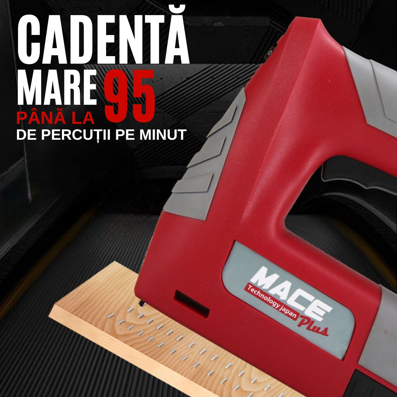 Capsator cu acumulator 4.2 V 1500mAh, incluse cuie 10mm 500buc. capse ...