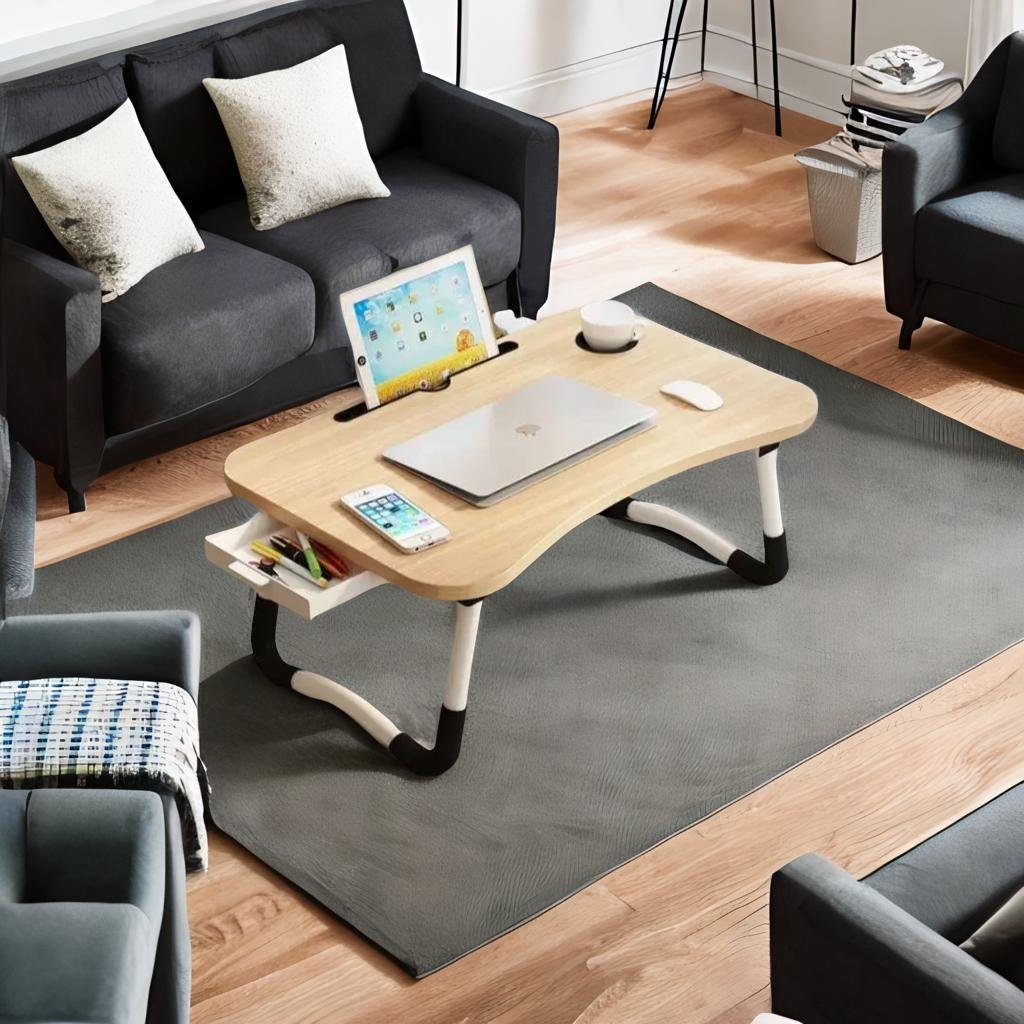 Masa de laptop/mic dejun multifunctionala, pliabila, portabila DIGIMAT ...