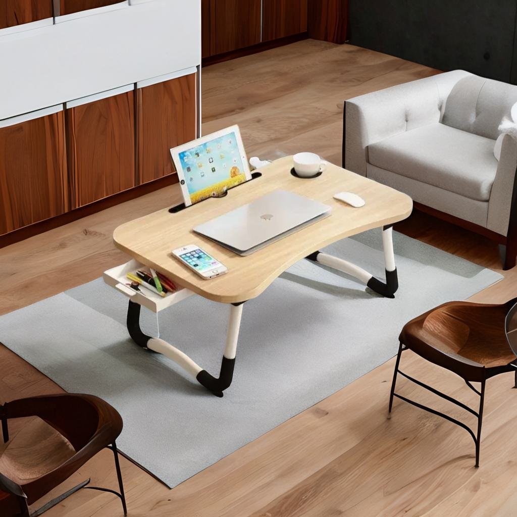 Masa de laptop/mic dejun multifunctionala, pliabila, portabila DIGIMAT ...