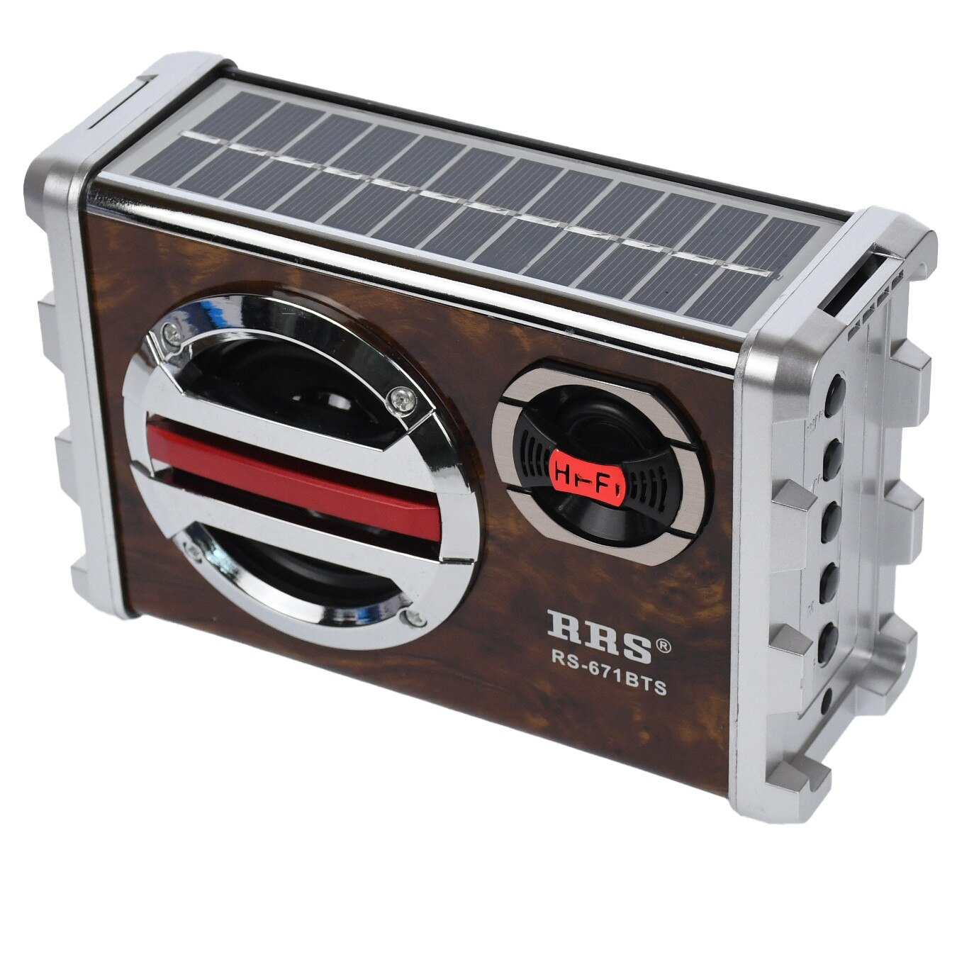 Radio MP3 portabil cu Bluetooth, panou solar si baterie reincarcabila ...