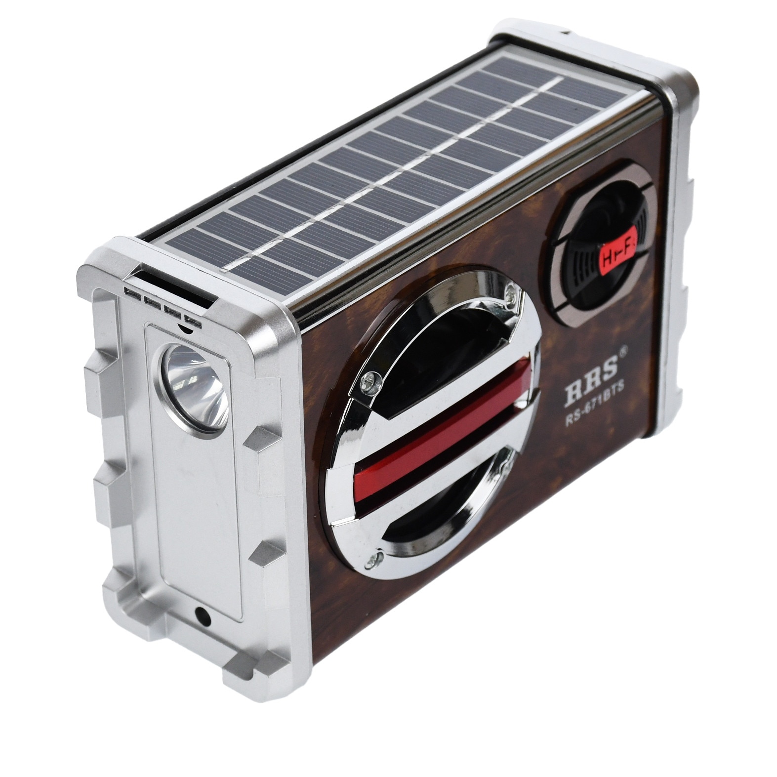Radio MP3 portabil cu Bluetooth, panou solar si baterie reincarcabila ...
