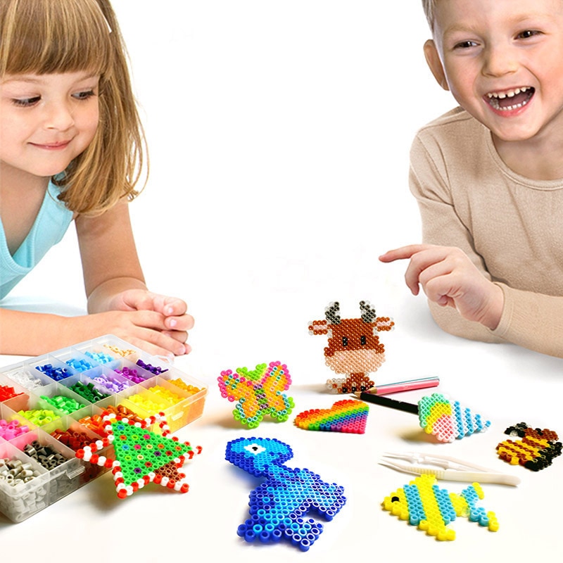 Set margele de calcat Fuse Beads, Hartie de calcat, Sabloane ...