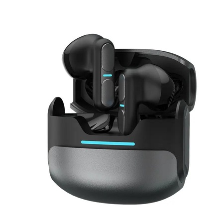 Casti Bluetooth 5.3 IQB, ENC Gaming, Wireless Audio HD, Control prin ...