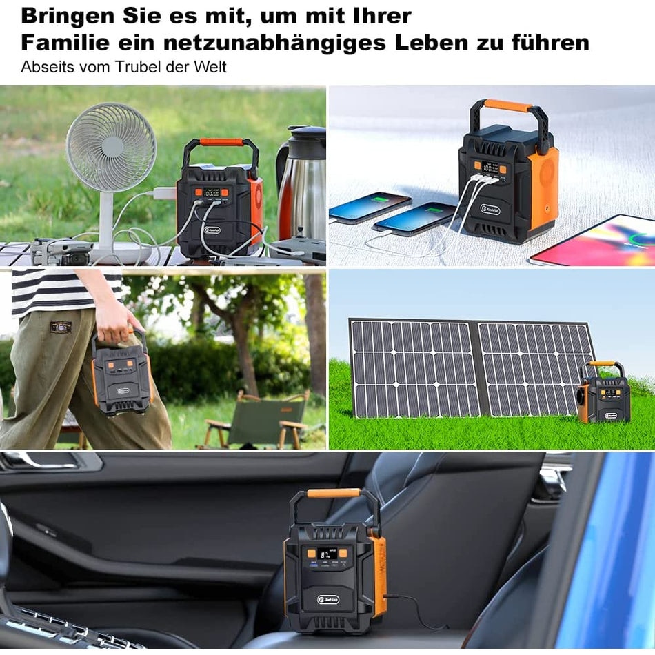 Acumulator portabil A201, FlashFish, Plastic, 200 W, 172 Wh / 48000 mAh ...