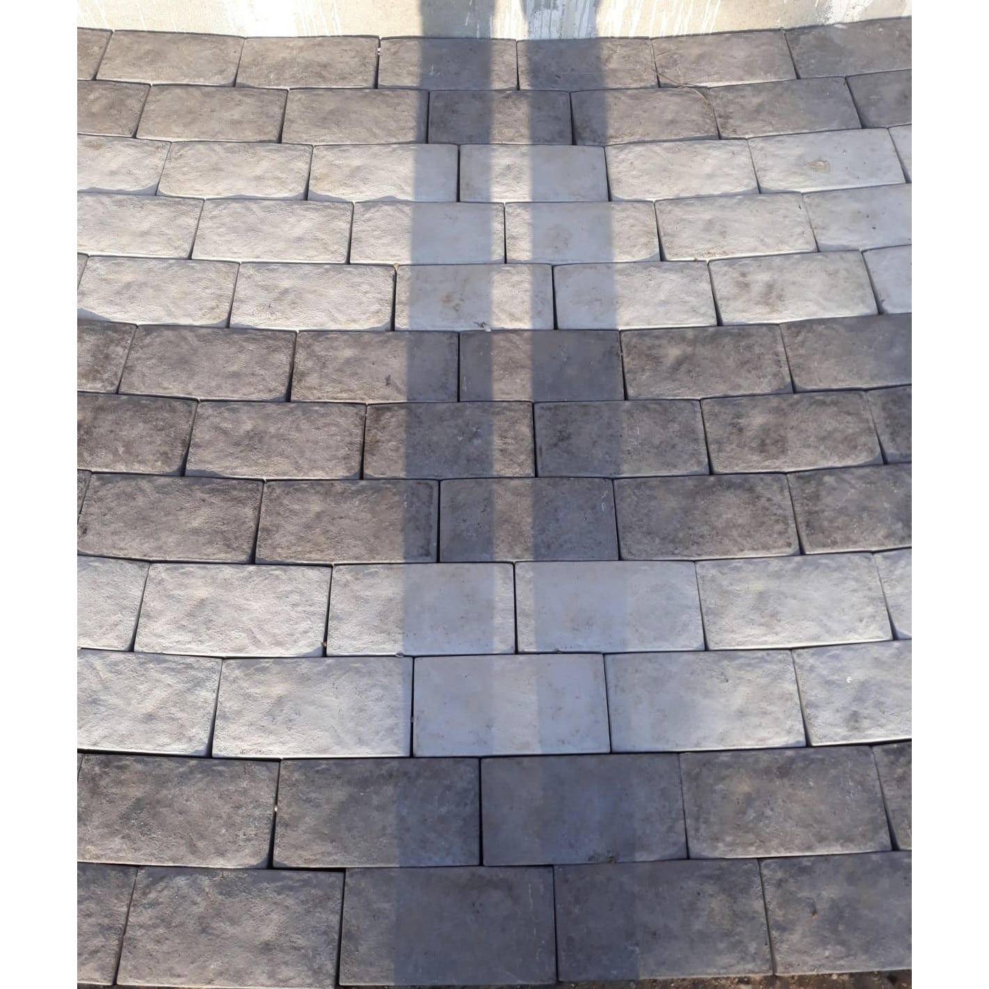 Set 3 Matrite Pavaj, Model Rustic, 24x12x5cm, Piatra Cubica, Forma cu ...