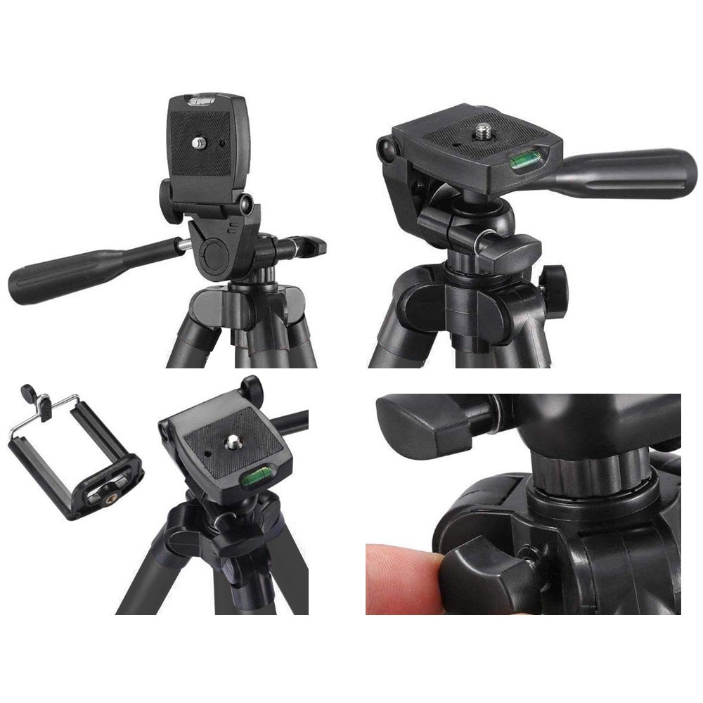 Trepied Telescopic 4 in 1 pentru Telefon, Camera Foto, GoPro ...