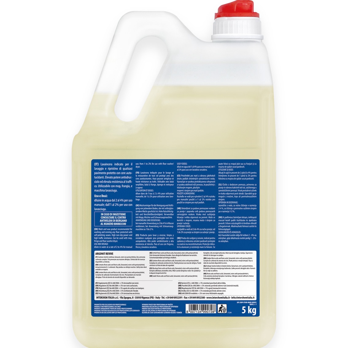 Solutie de spalat si lustruit pardoseli protejate cu ceara, Interchem ...