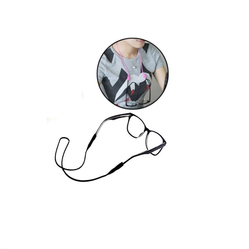 Snur silicon negru pentru ochelari din silicon marime clasica - eMAG.ro