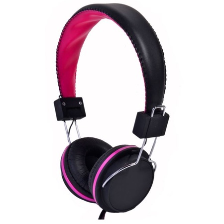 Casti audio negru roz, sensibilitate de 110dB/mW, mufa jack 1.3 mm ...