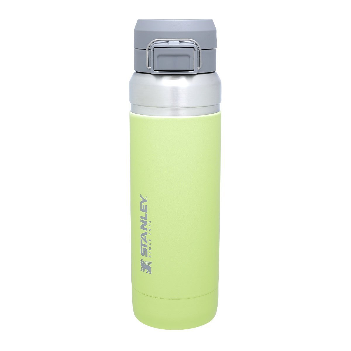 Sticla de apa Quick Flip, Stanley, Inox/Plastic, 1 l, Gri/Verde lime ...