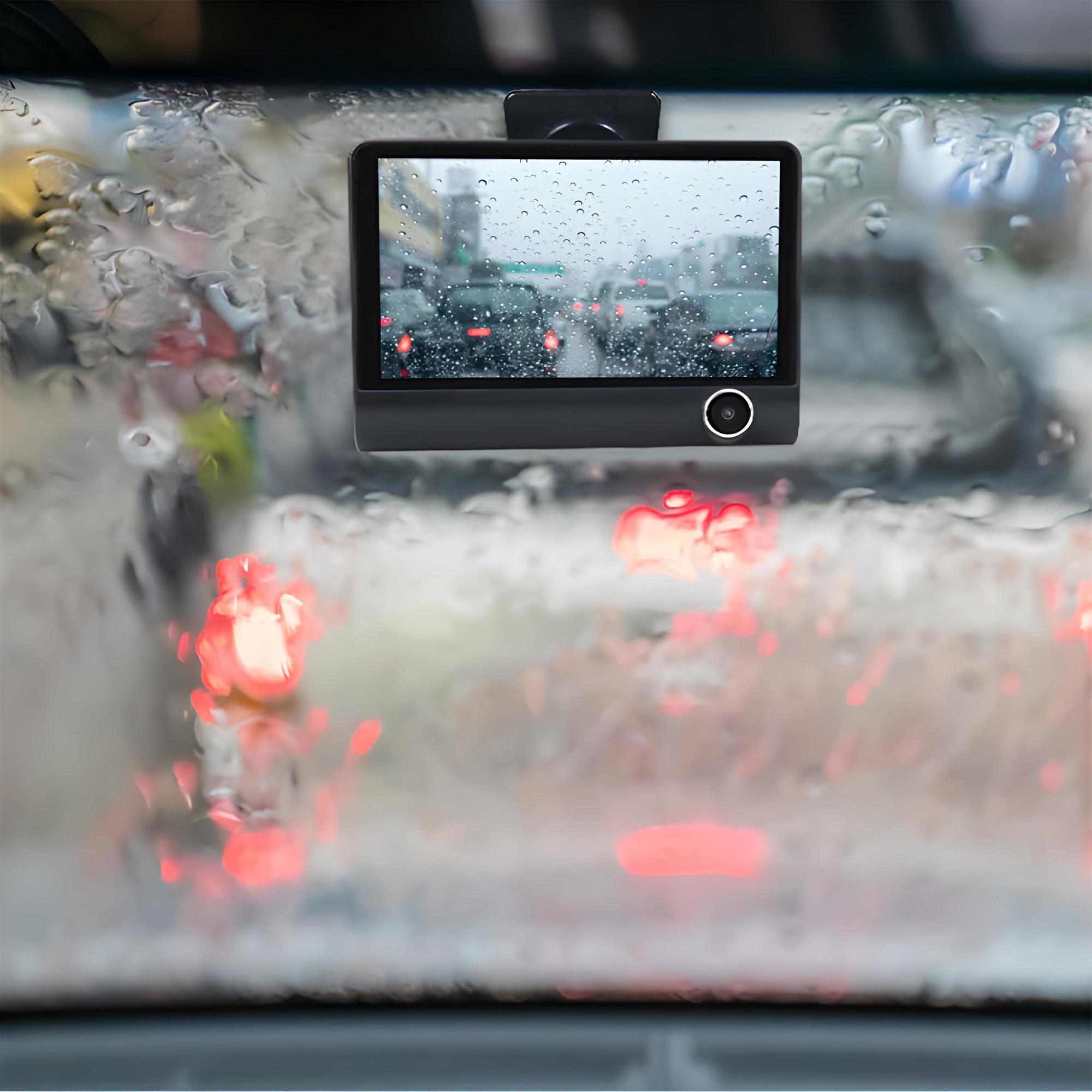 Camera Auto Tripla Fata, Interior, Spate, 4", Full HD, Design Tip ...