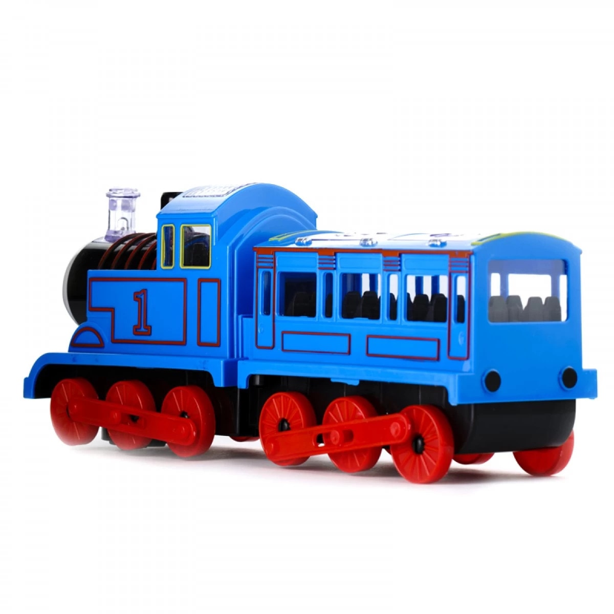 Locomotiva cu vagon Thomas cu sunete si lumini - eMAG.ro