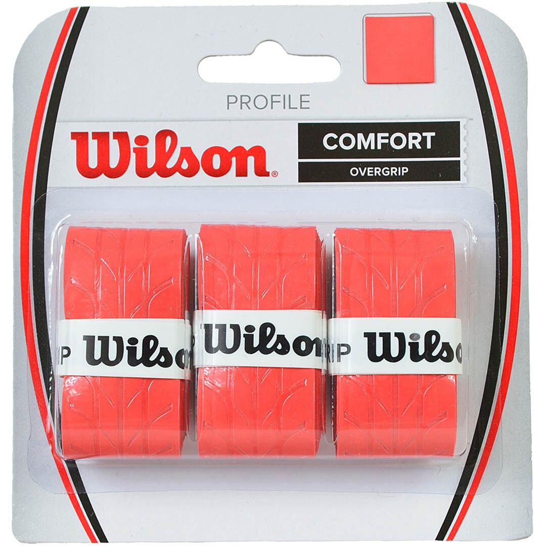 Banda Wilson, Profile Over Grip, 3 buc, Rosu - eMAG.ro