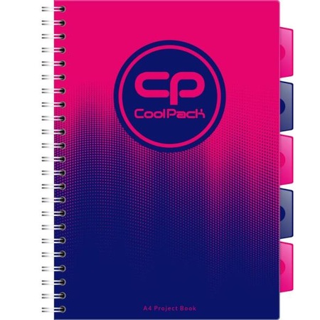 Caiet, CoolPack, 200 coli, A4, Roz/Mov - eMAG.ro