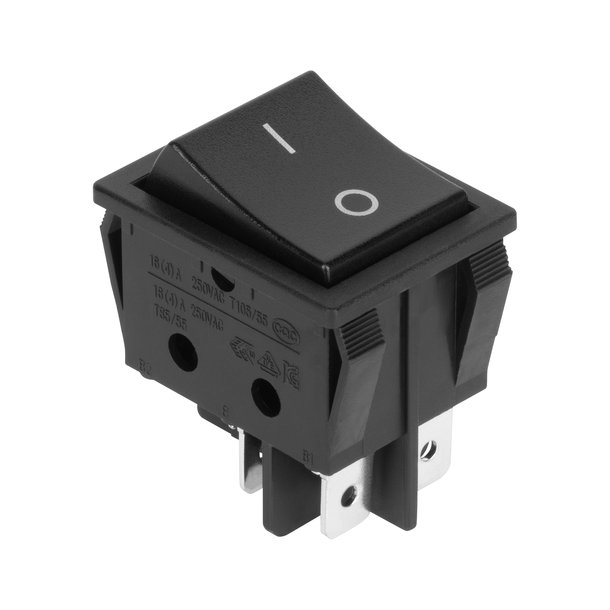 Intrerupator ON/OFF, 16A, 4pin, Negru - eMAG.ro