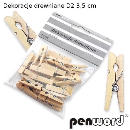 Carlige din lemn, 3,5cm - eMAG.ro
