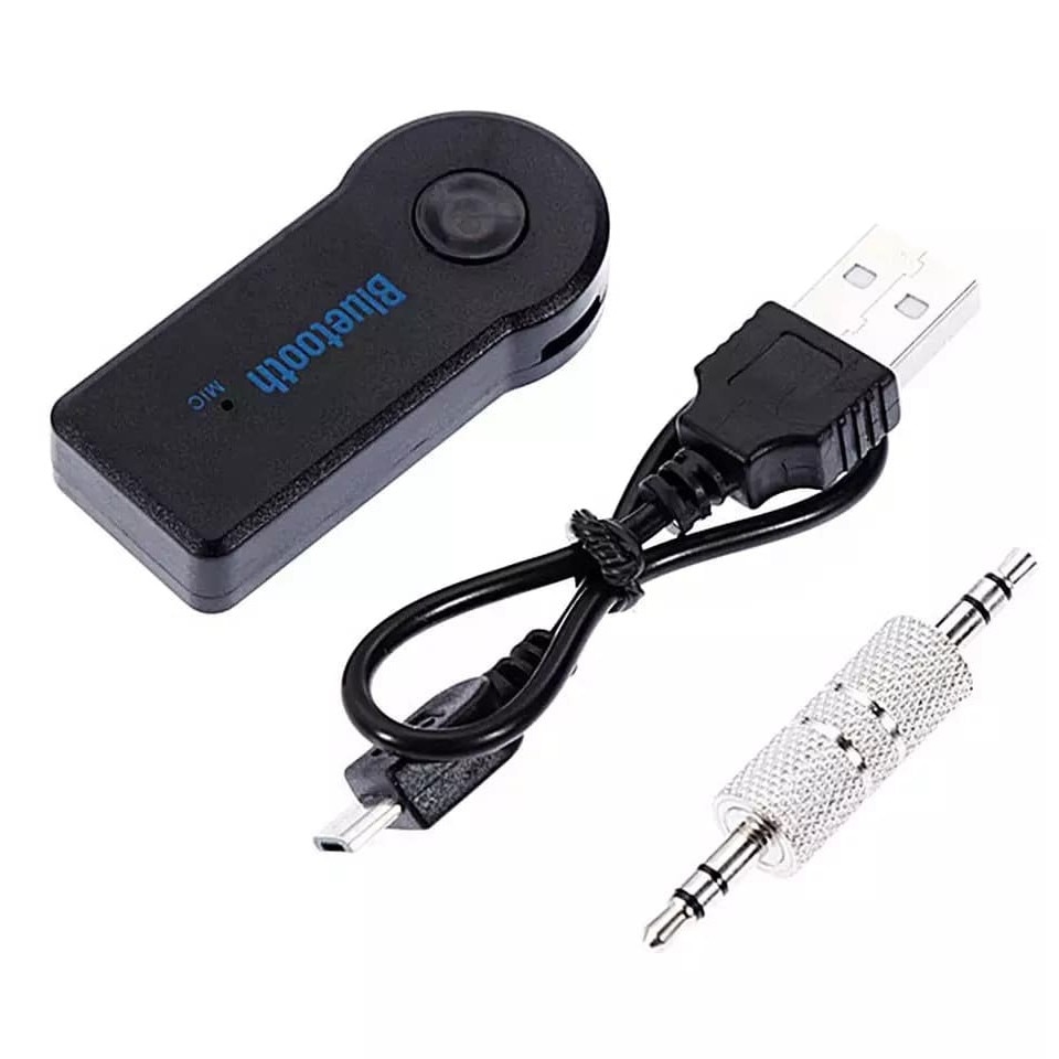 Adaptor audio bluetooth mini-jack, Plastic, Negru - eMAG.ro