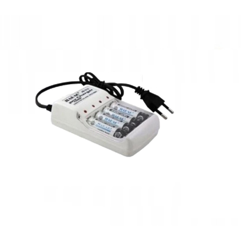 Set Incarcator de baterii cu 4 baterii, Jiabao, AA/AAA - eMAG.ro
