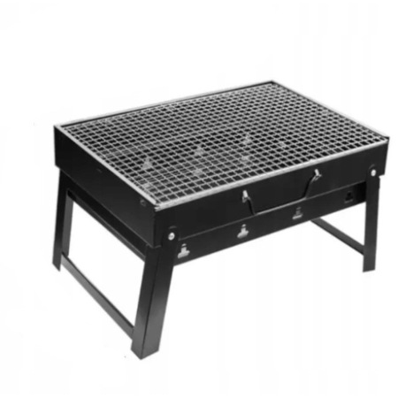 Gratar pliabil cu carbuni, MAXSELL, Otel, 35 x 20 x 27 cm, Negru - eMAG.ro