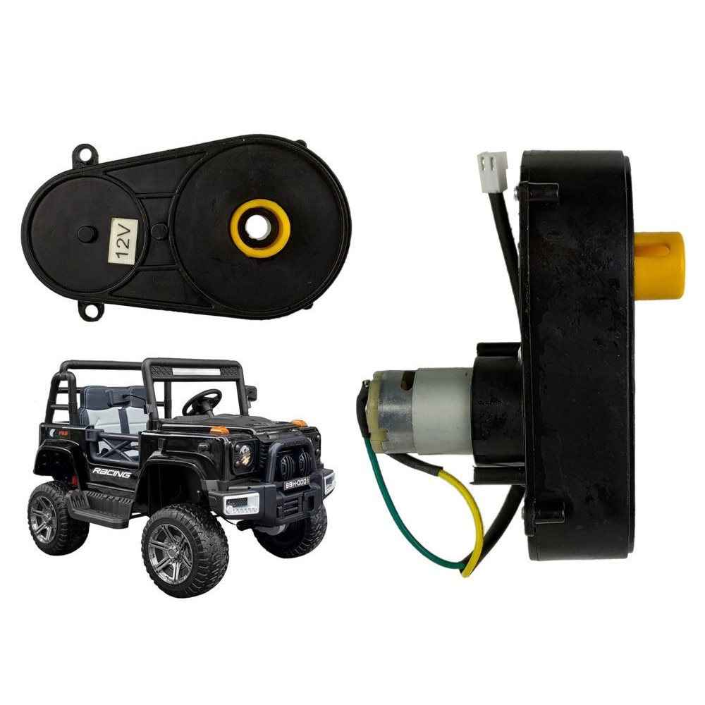 Motor rotativ vehicule, Plastic/Metal, 12V, 8000 RPM, Negru - eMAG.ro