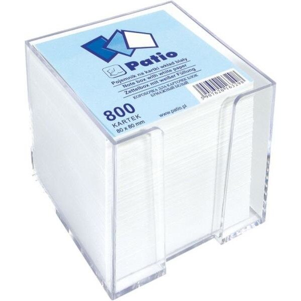 Set 800 hartii notite, Patio, 80 x 80 mm, Alb - eMAG.ro