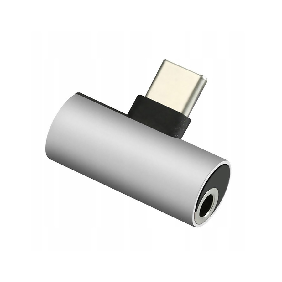 Type-C Audio adapter, Type-C dugó - 3,5mm jack aljzat és Type-C aljzat ...