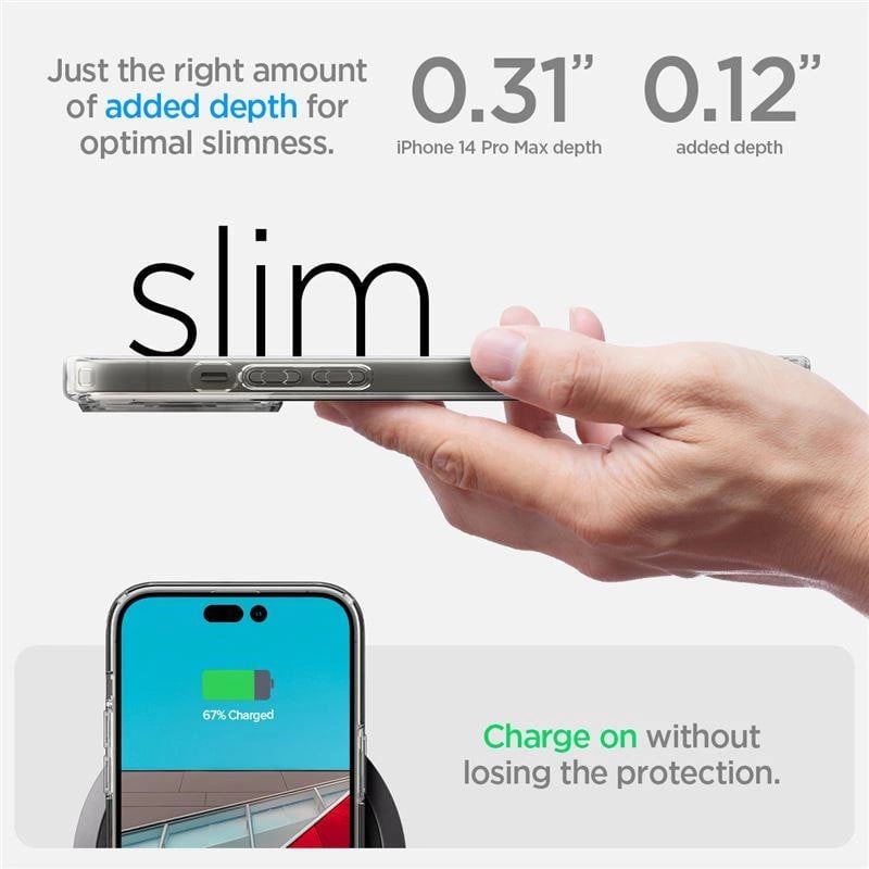 MagSafe-rögzítésű Spigen Ultra Hybrid Mag tok iPhone 14 Pro Maxhoz ...
