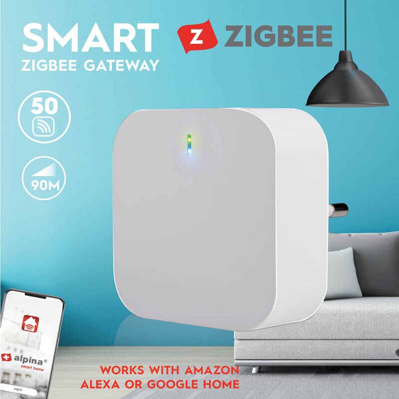 Hub Gateway Zigbee, Alpina, WI-FI, 90 m, Fehér - eMAG.hu Hub Gateway Zigbee, Alpina, WI-FI, 90 m, Fehér - eMAG.hu